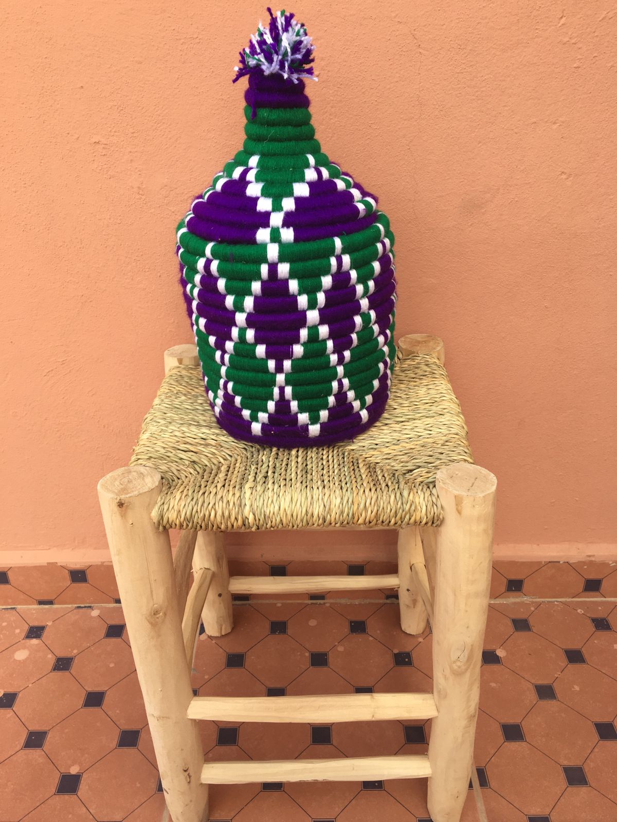 Moroccan Handwoven Pot Basket-004 – Marrakeshop